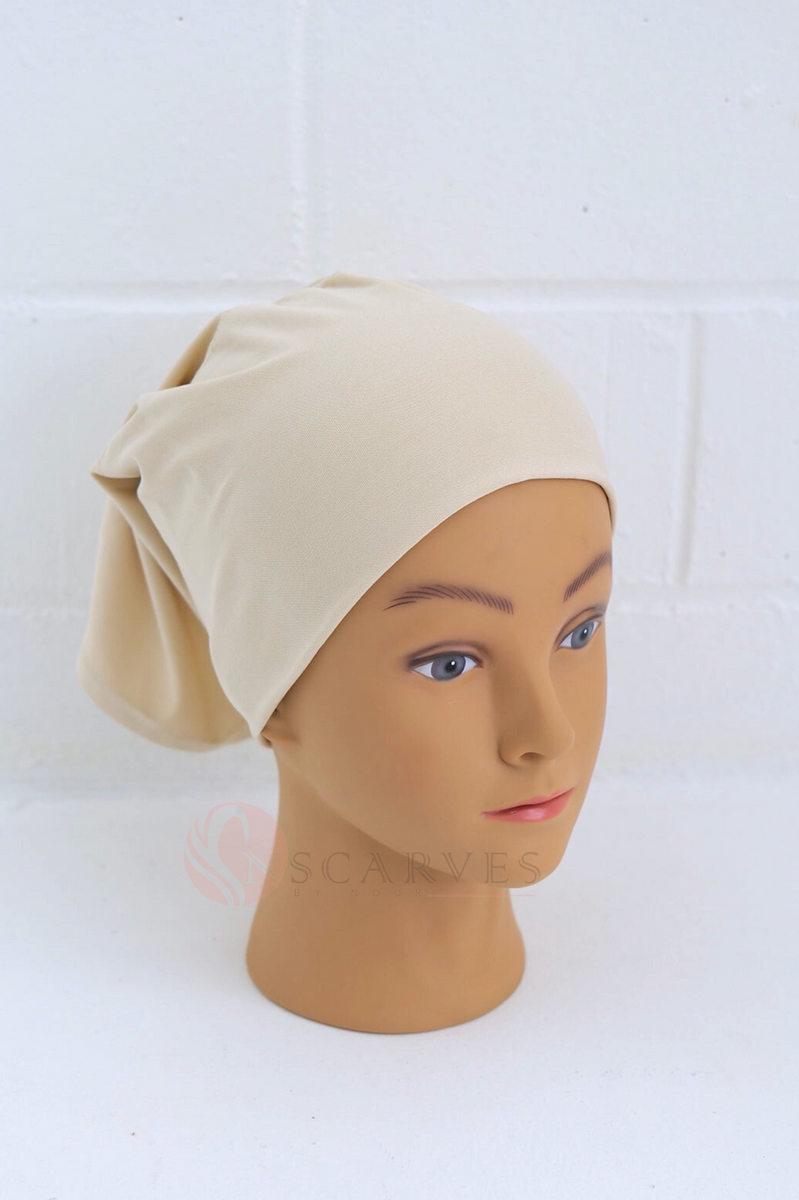Lycra Undercap/Amta - Cream Beige – Nscarves